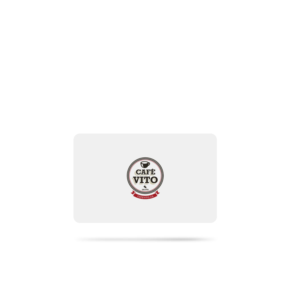 Gift Card Digital (ONLINE ONLY) – Café Vito